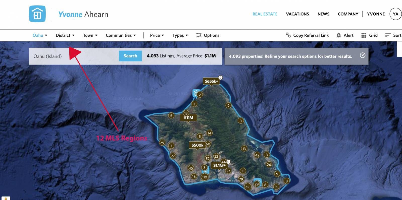 Oahu Neighborhoods | Understanding the Geography & MLS Regions of Oahu ...