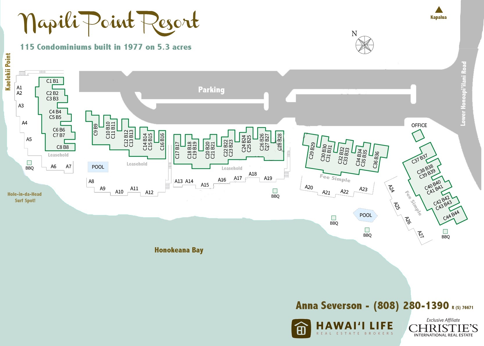 Napili Point Site Map Anna Severson - Hawaii Real Estate Market ...