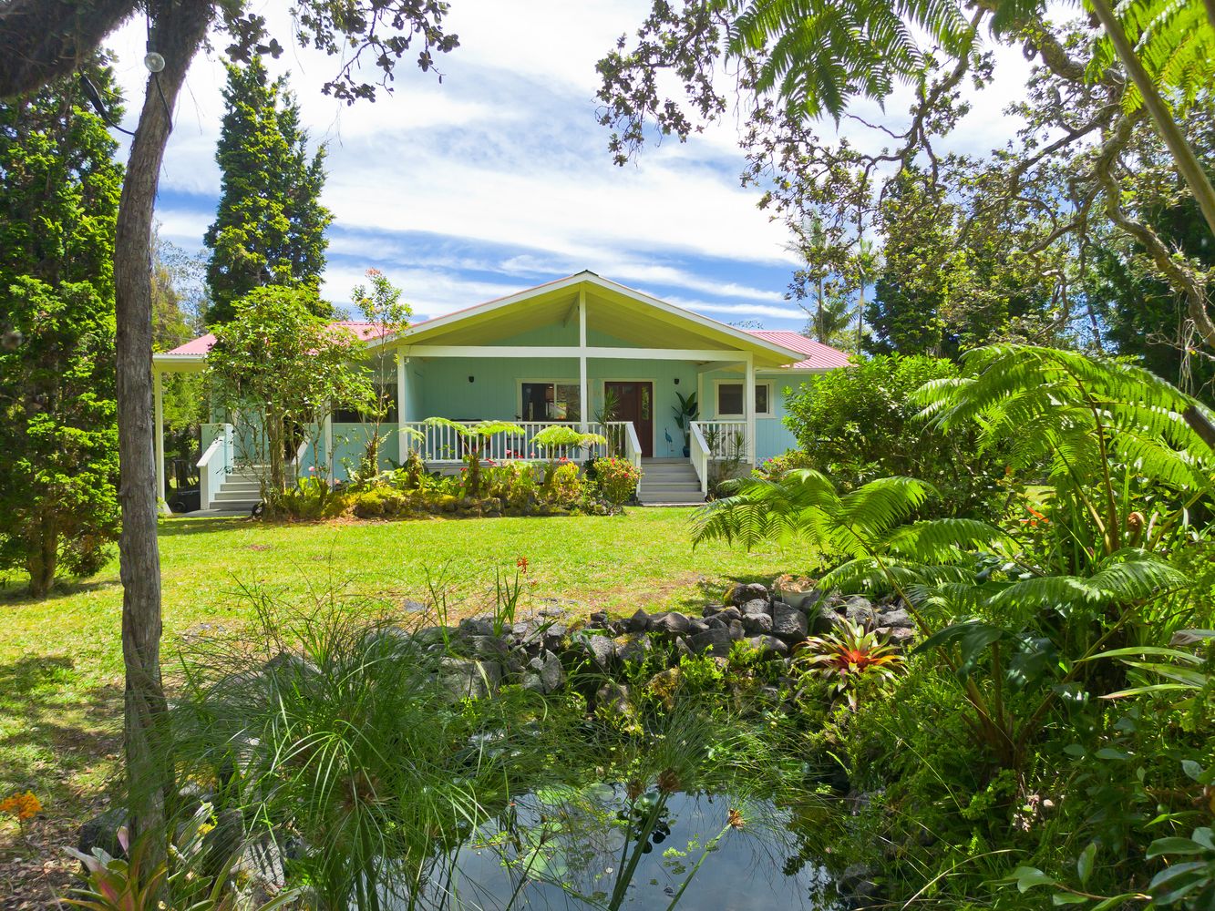 Tranquil Two-Home Retreat Surrounded by Native Ohi'a Forest - Hawaii ...