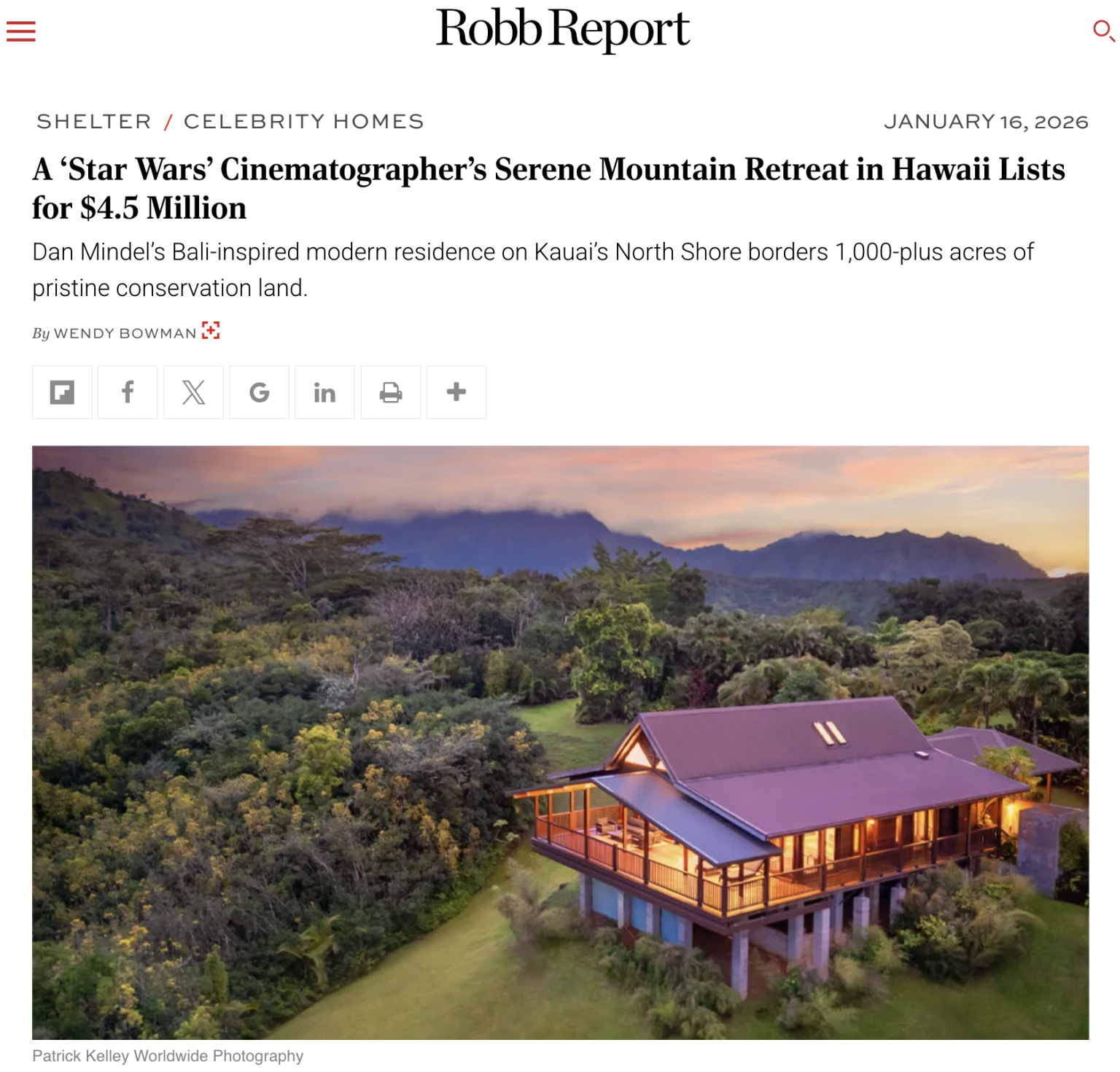 A Luxury Kauai Estate Featured in Robb Report - Hawaii Real Estate ...